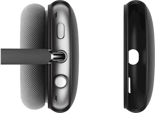 SaharaCase Liquid Silicone Cover Case for Apple AirPods Max [Rugged] Headphone Protection Antislip Grip Slim (Black)