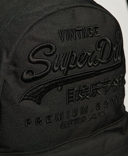Superdry Womens Heritage Montana Backpack, Classic Hiking-Inspired Design Black Marl/Black Size One Size