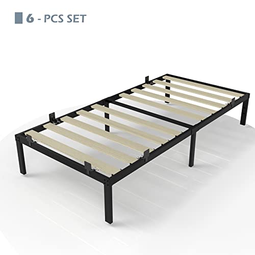 ONEMO Non-Slip Mattress Gaskets/Anti-Slip Baffle Fit for Bed Frames/Adjustable Size/Wide Applicability/Easy to Assemble / 6 PCS,Black