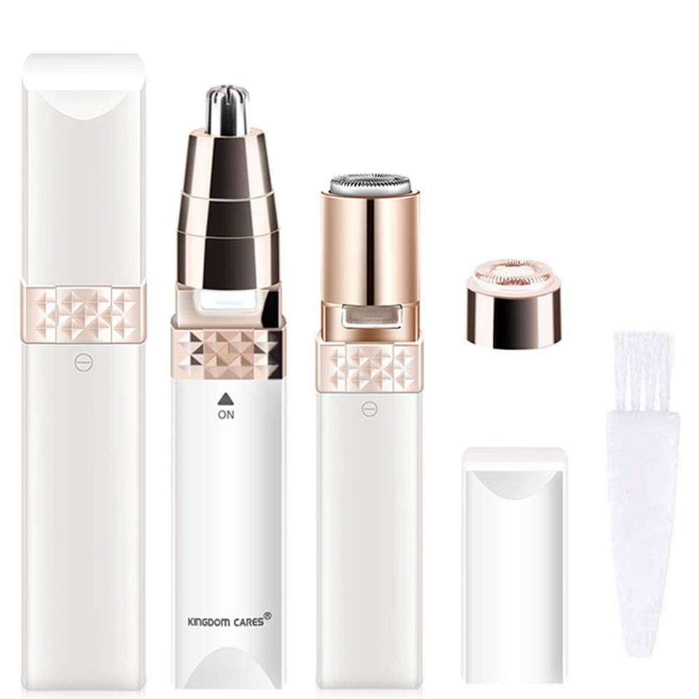HOT-FEELING Eyebrow Trimmer, New Facial Hair Remover for Women with LED Light