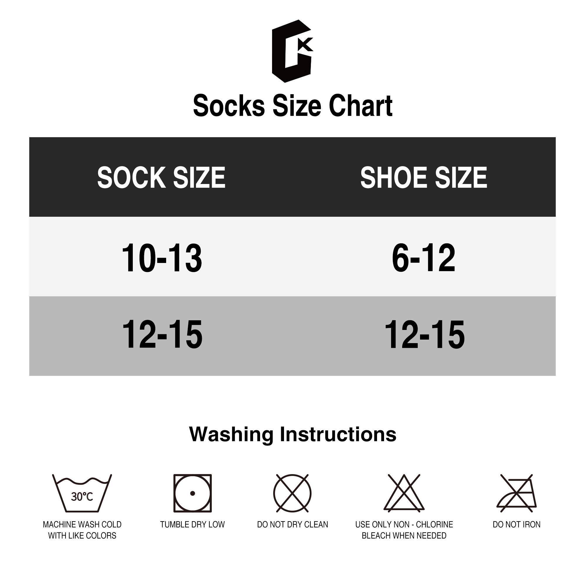 GKX Men's Merino Wool Moisture Wicking Themal Outdoor Hiking Work Boot Heavy Cushion Crew Socks(Grey)
