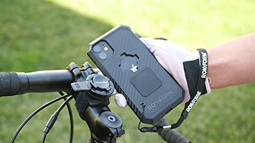 Rokform - iPhone 13 Mini Crystal Case + Universal Bike Phone Mount