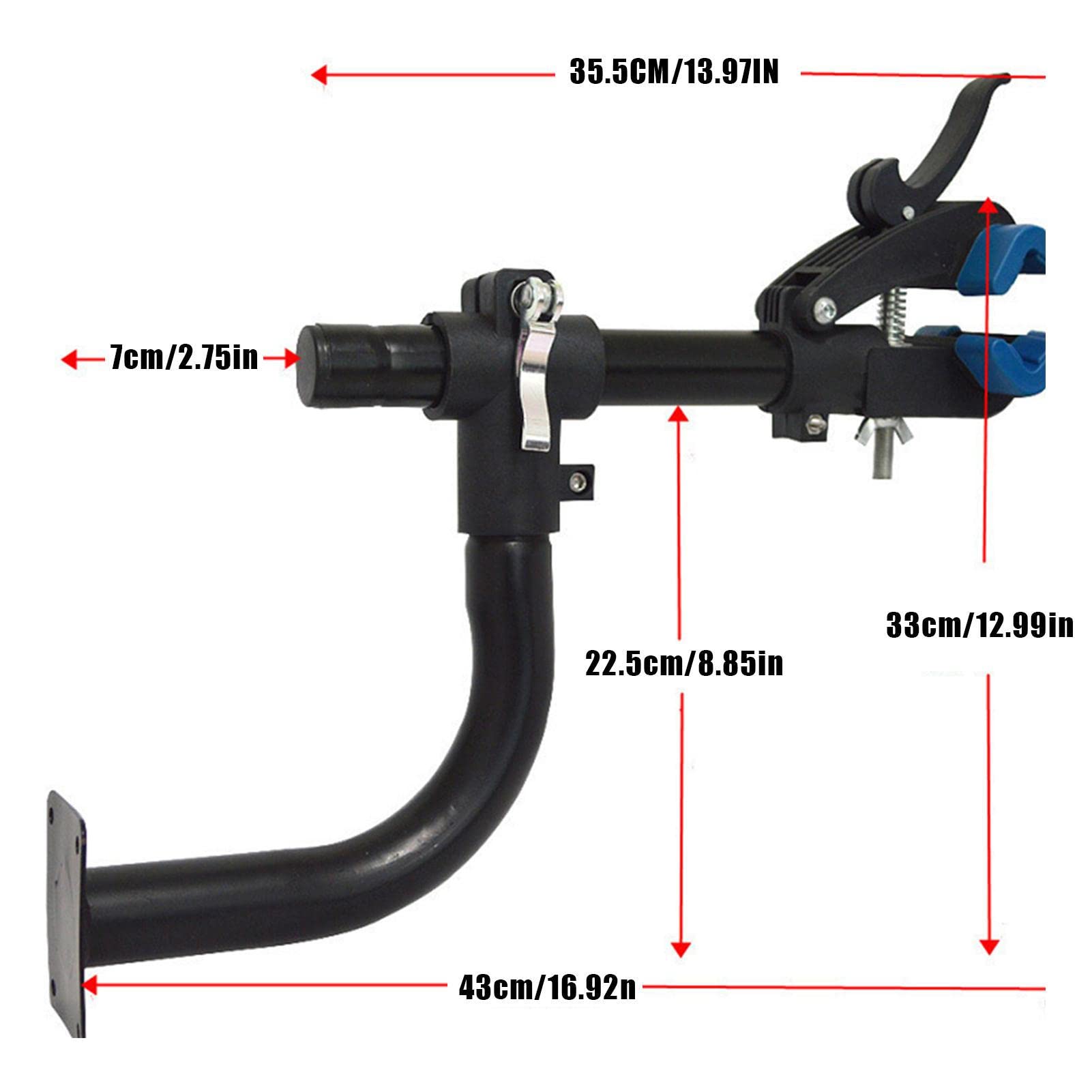 FULAT Wall Repair Stand - Bicycle Repair Rack Mechanics Work Stand - Adjustable Work Stands Bicycle Repair Rack for Bikes