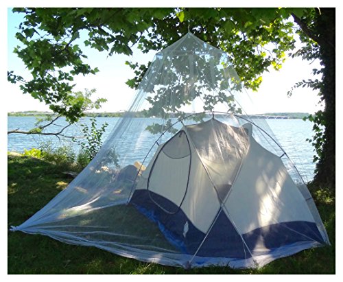 Tedderfield Extra Large Mosquito Net Premium Quality for Single to Cal King Size Beds + Cribs, Conical Netting, Spacious Bed Canopy: Extra Wide and Long, Indoor Outdoor Use, Ideal Travel Net