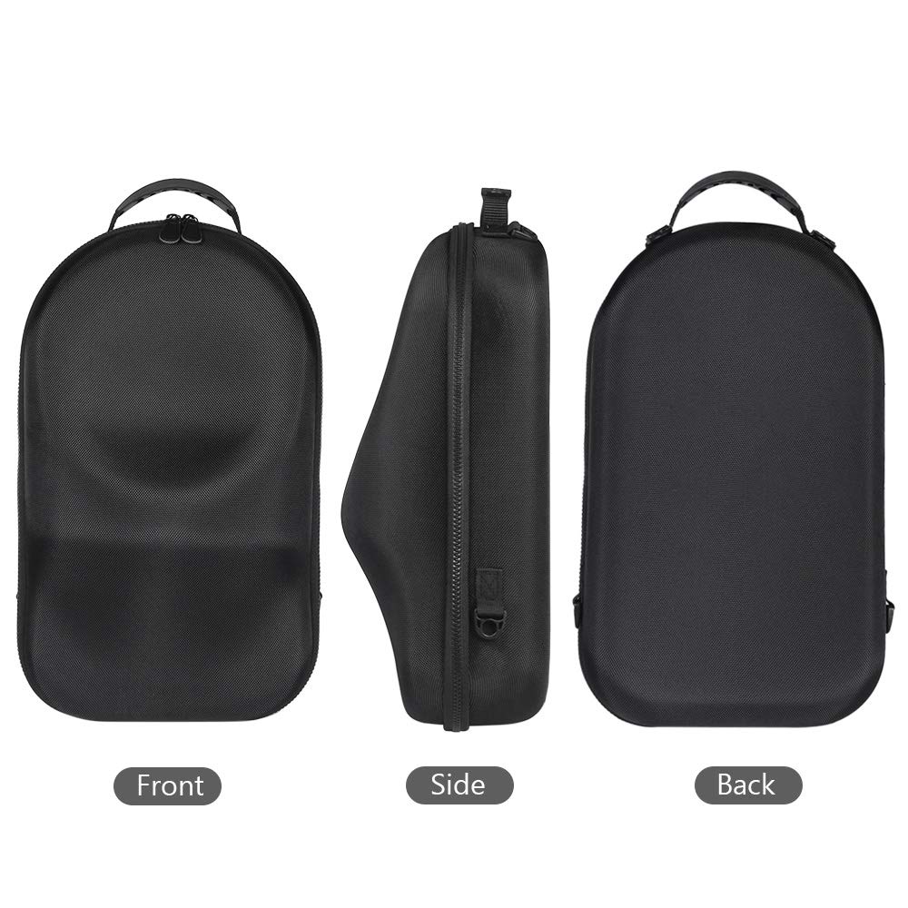HIJIAO Hard and Concise Travel Case for Oculus Rift S PC-Powered VR Gaming Headset (Black)