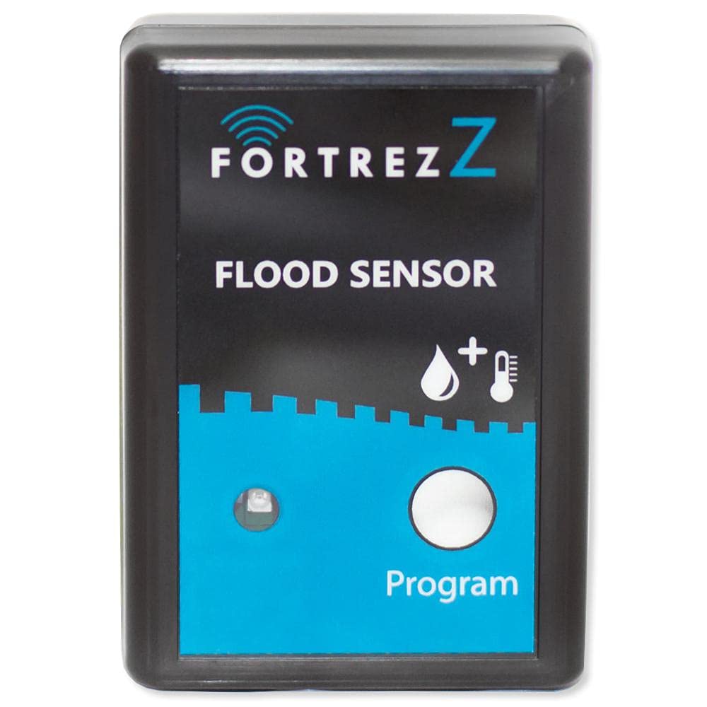 FortrezZ FTS05PUS Z-Wave Plus Flood & Temperature Sensor with Probe & Power Supply Gen3 - US