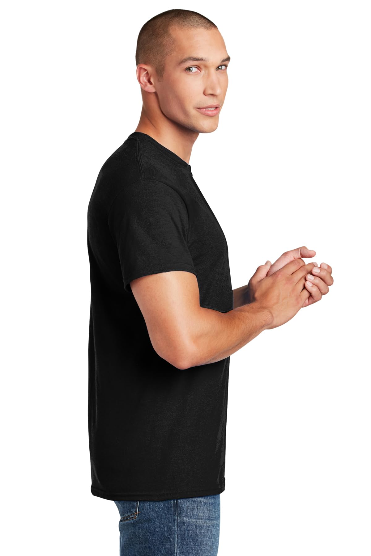 Gildan Men's DryBlend Classic T-Shirt, Black, X-Large