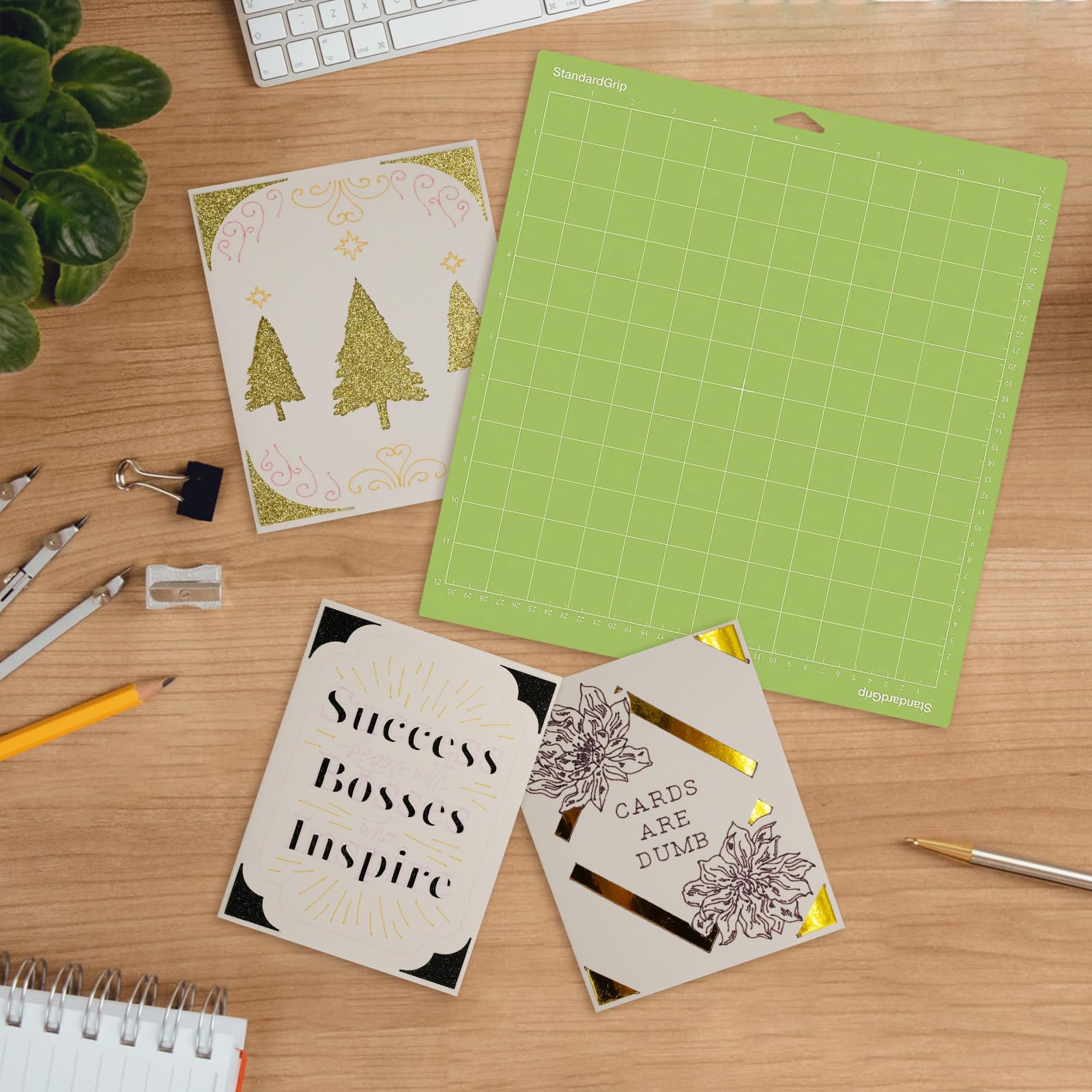 Srunffe Cutting Mats for Cricut Maker/Maker 3/Explore 3/Air/Air 2, Variety Adhesive Replacement Cut Mats compatible with Cricut Machines (Variety for cricut 12 * 12in 6pack, Variety)