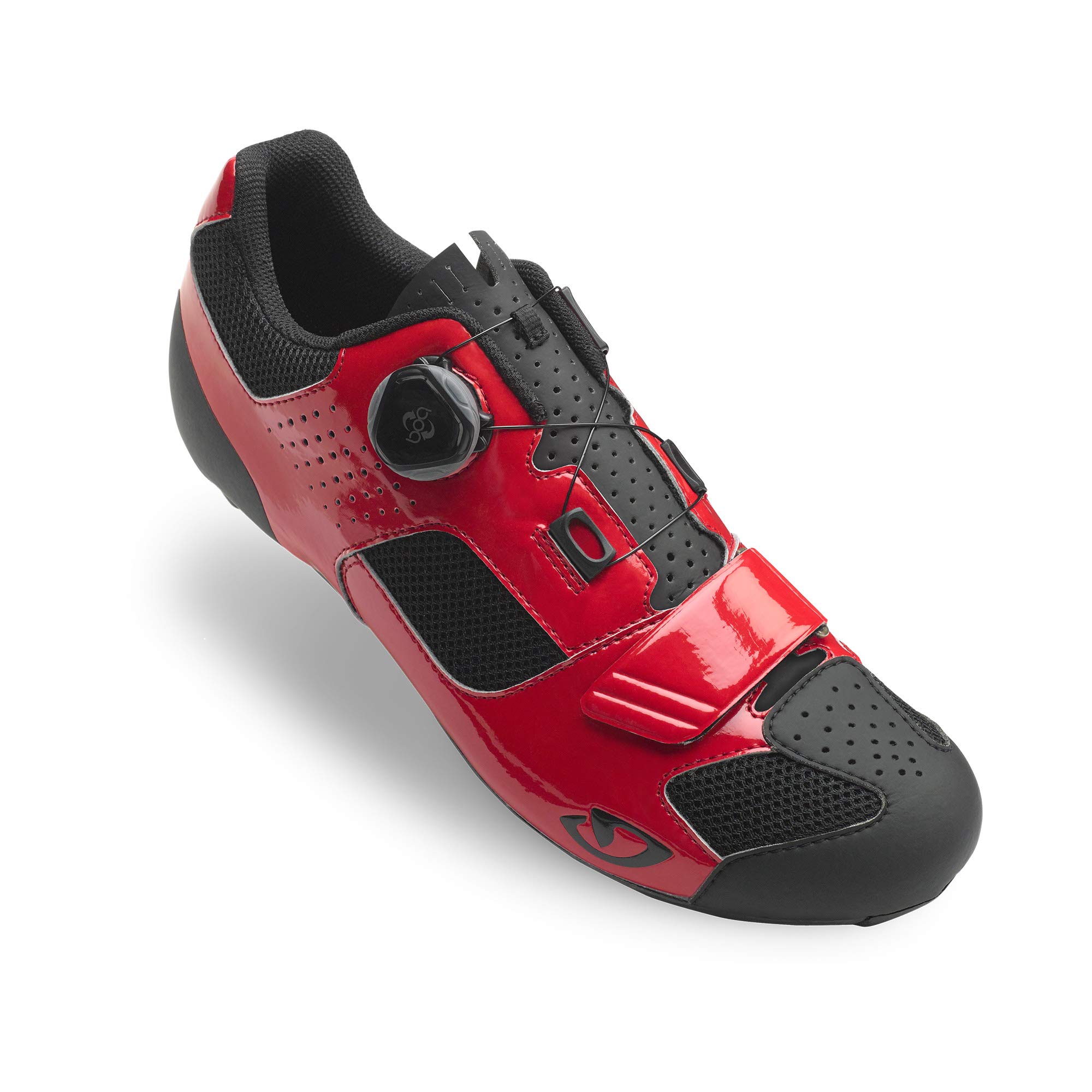 Giro Trans Boa Mens Road Cycling Shoe β 46.5, Bright Red/Black (2020)