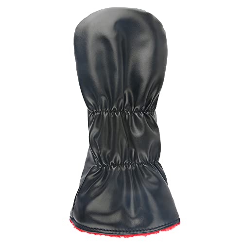 Golf Club Head Cover, Leather Golf Driver Head Covers 460CC with Replaceable Embroidery Badges (US Embroidery)