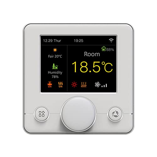 LNYHLXS Smart Thermostat Intelligent Floor Heating &Fan Coil Unit Thermostat Indoor Constant Temperature Controller(C)