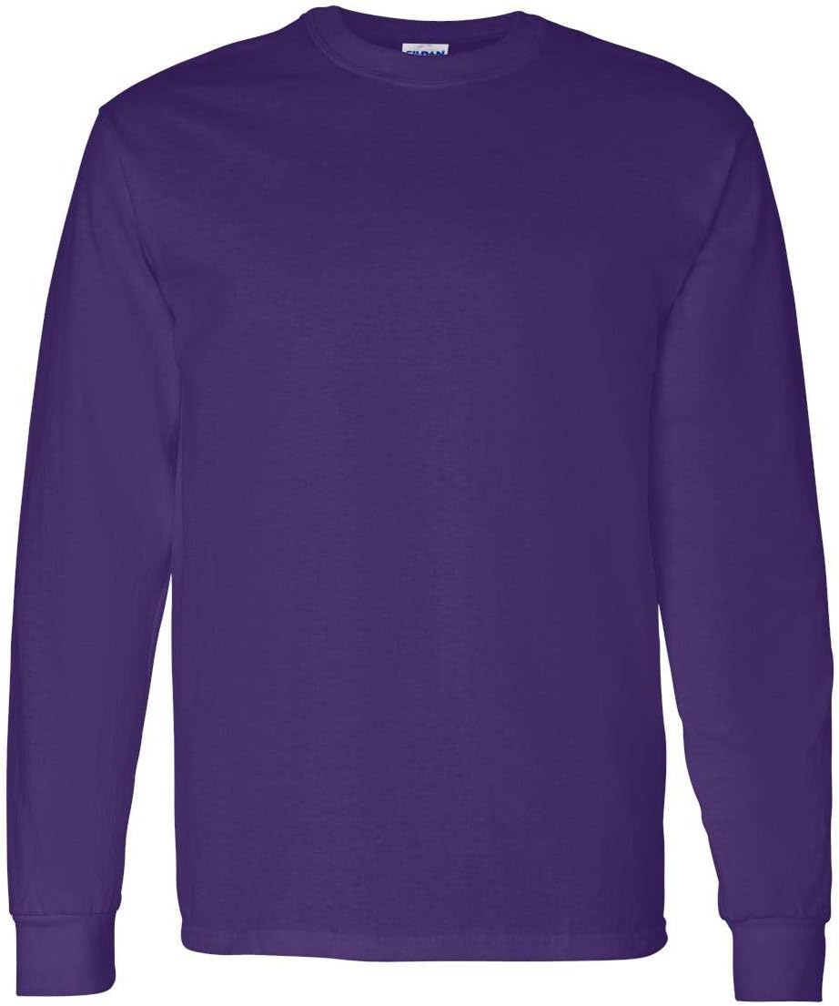 Gildan Longsleeve Heavy Cotton Shirt(Purple