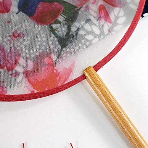 Folding Fan Ancient Style Fan Dance Fan Hand-Painted Palace Fan Chinese Style Silk Fan Hanfu Gift Fan for Friends