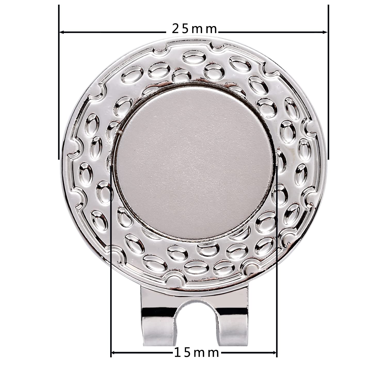 GHHJX Golf Ball Markers for Putting Green Magnetic Ball Marker Hat Clip Golf Putting Aid Green Reader