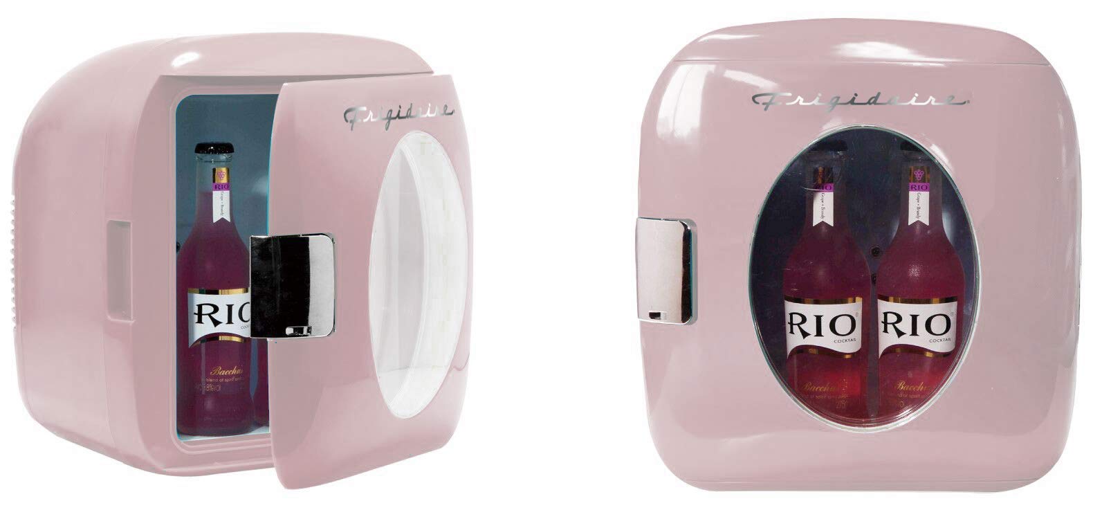 Frigidaire EFMIS462-PINK 12 Can Retro Mini Portable Personal Cooler for Home, Office or Dorm, Pink (Renewed)