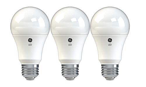 GE Lighting 99193 Soft General Purpose Classic Shape A19 Daylight LED 11 (75-Watt Replacement), 1050-Lumen Medium Base, 3 Count (Pack of 1), Frosted White, 3