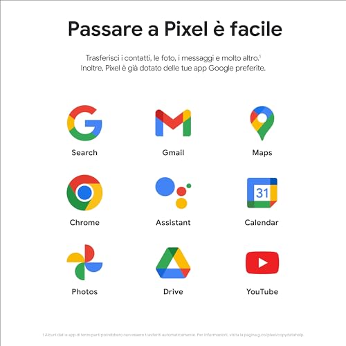 Google Pixel 8 5G (EU/UK Model) Dual SIM (Nano-SIM, eSIM) | 6.2-inch Android GSM Smartphone - International Version (Obsidian, 128GB + 8GB RAM)