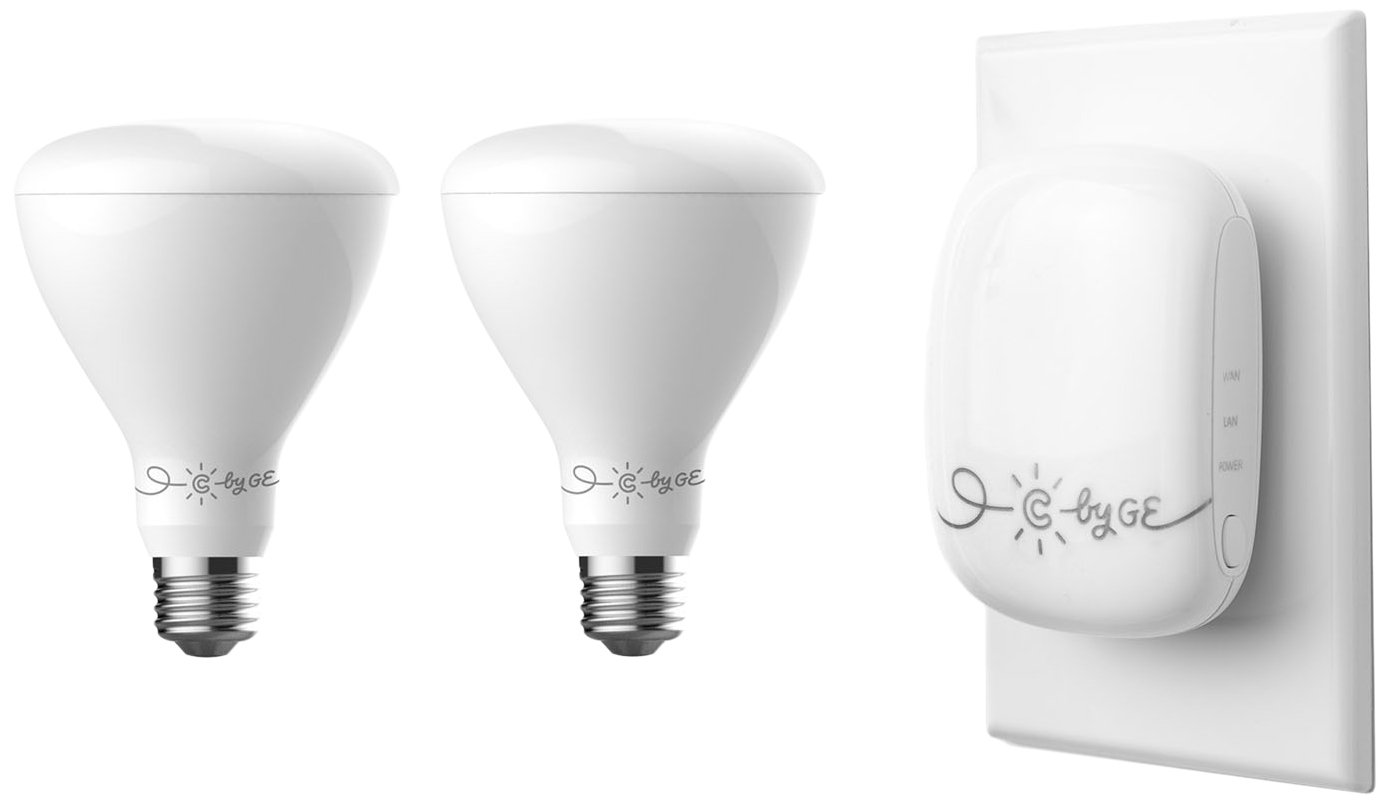 GE C by GE BR30 Starter Kit Soft White, 2 Piece