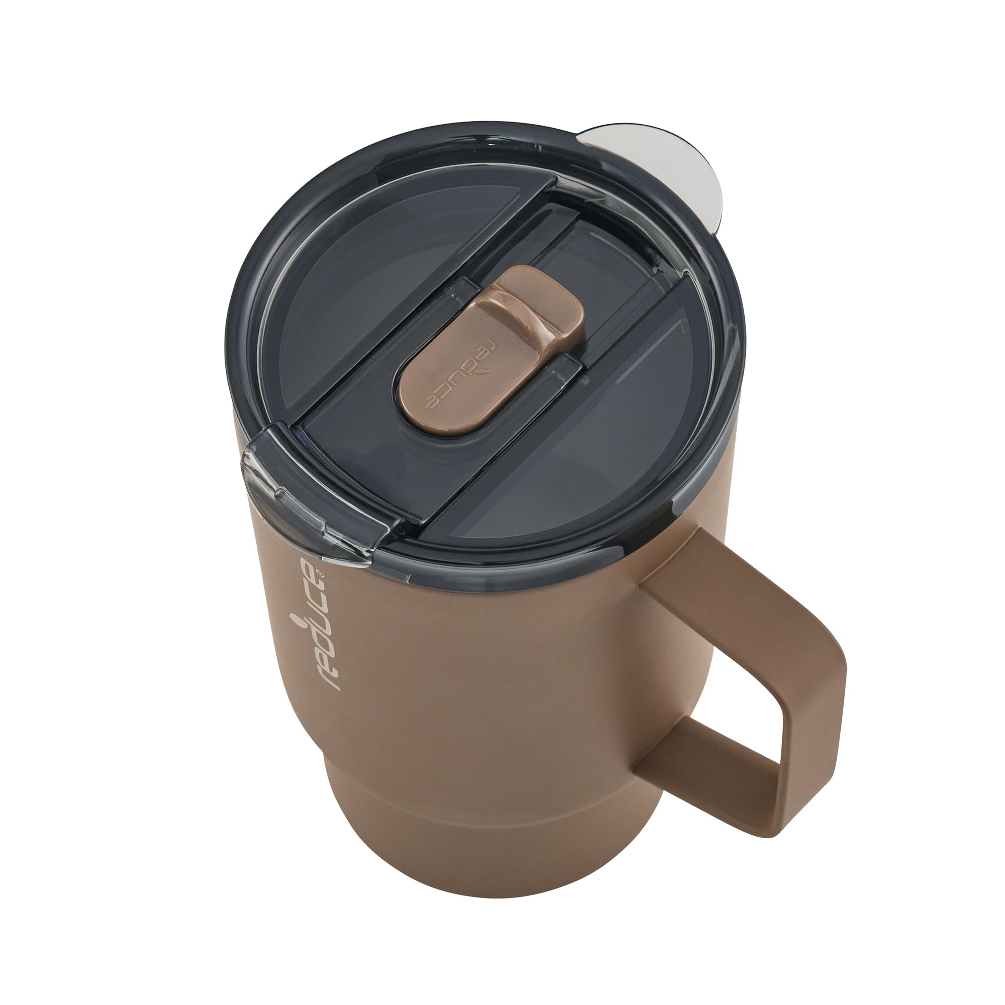 REDUCE Hot1 18 oz Hot1 Stainless Steel Insulated Mug with Temperature Adjusting Lid - Dual-Wall Vacuum, Cupholder Friendly - Keeps Drinks Hot for 6 Hours - Ideal for Coffee, Tea & Other - Java