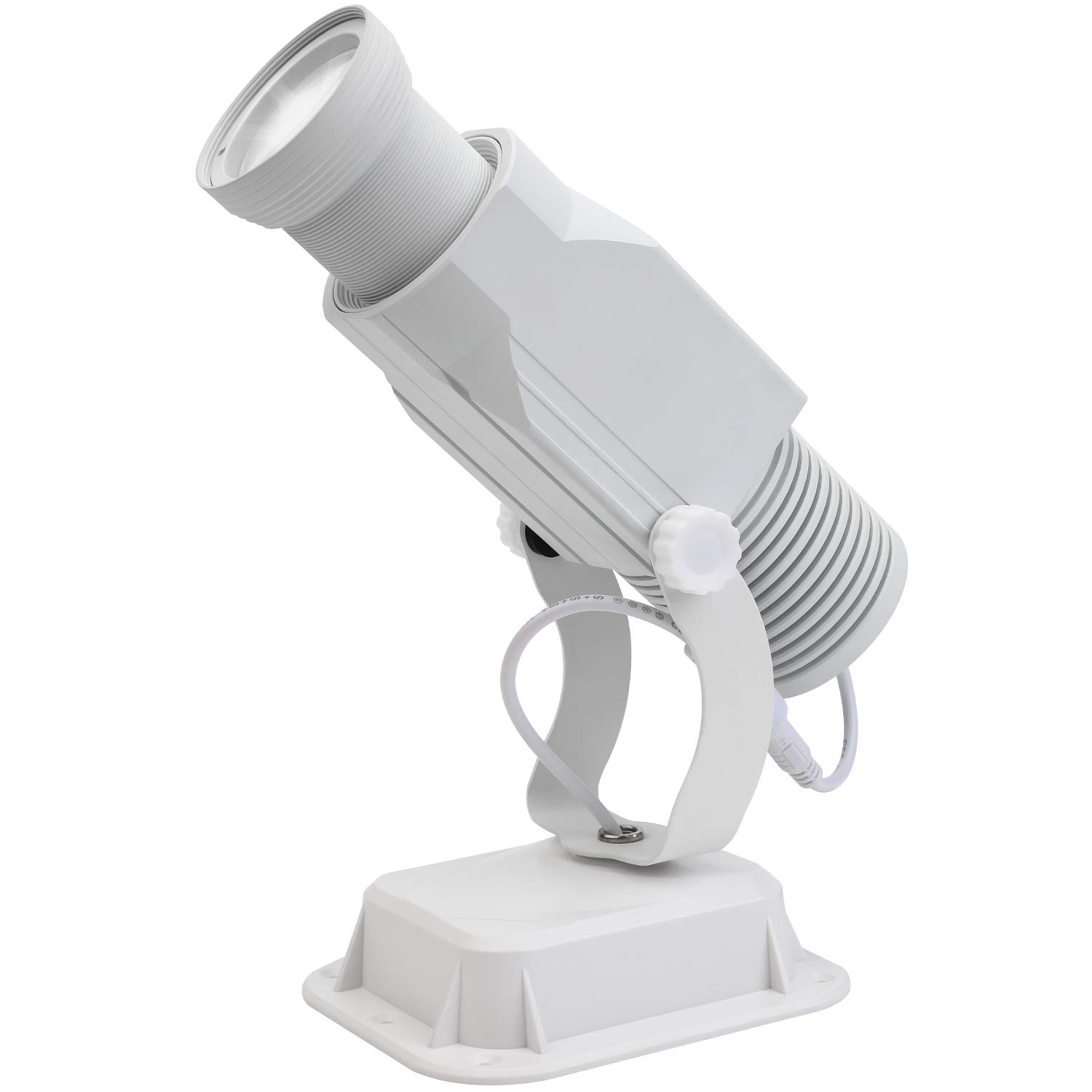 HILITING 15W LED Logo GOBO Projector Including Free Custom Glass GOBO (White)