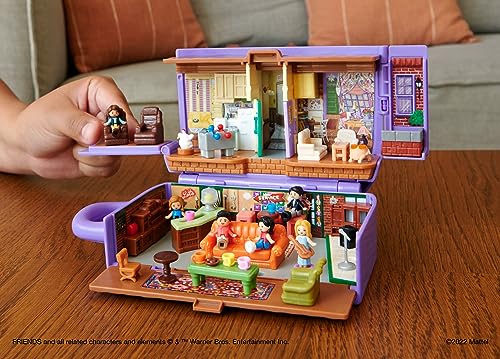Polly Pocket Playset, Friends Compact With 6 Dolls and 9 Accessories