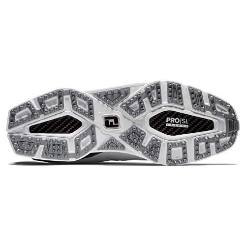 FootJoy Men's Pro|sl Carbon Boa Previous Season Style Golf Shoes, White, 8 X-Wide