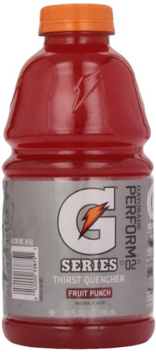 Gatorade Sport Drink Fruit Punch, 32-Ounce Bottles (Pack of 12)