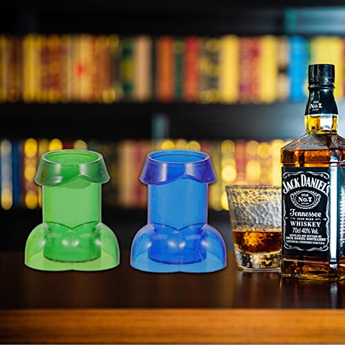 HOLIDYOYO 6Pcs Funny Wine Glass πππ§π’Ε‘ Shape Whiskey Glasses Champagne Glasses Wine Cup Novelty Drinking Cup Decoration for Bars Night Clubs