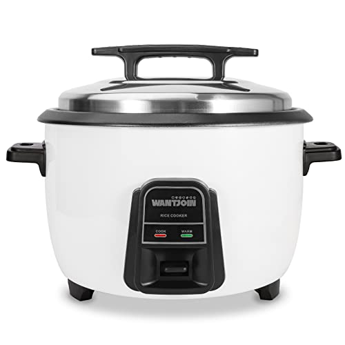 Wantjoin Rice cooker Stainless Rice Cooker & Warmer Commercial Rice cooker for party and family(10L capacity for 4.2L rice,42CUPS)
