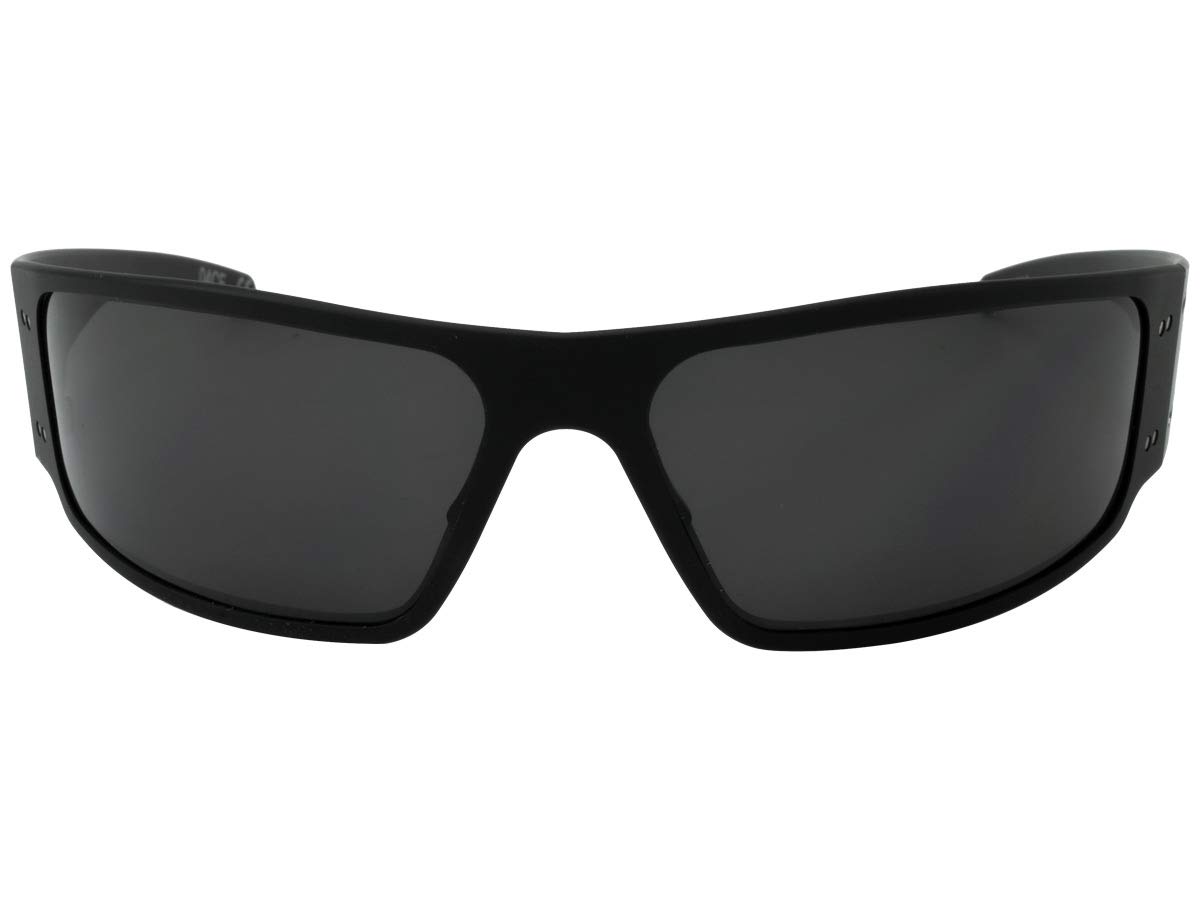 Gatorz Eyewear, Magnum Patriot Model, Aluminum Frame Sunglasses - Made in The USA (Smoked Polarized Lens)