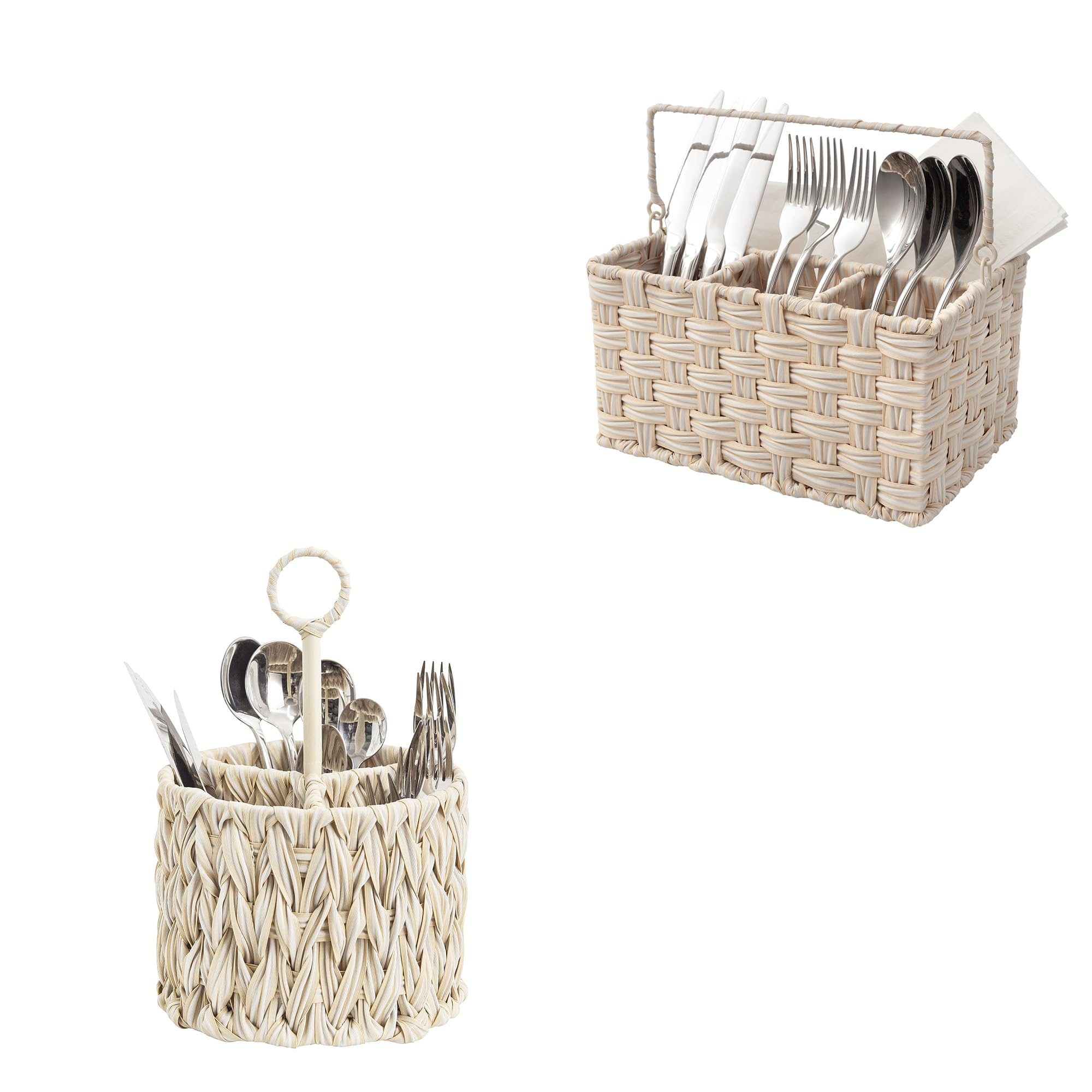 GRANNY SAYS Bundle of 1-Pack Flatware Organizer & 1-Pack Cutlery Caddy