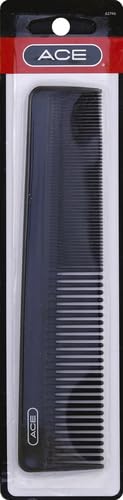 GOODY Ace Hair Dressing Comb - 7.5 Inch, Black - Great for All Hair Types - Fine Comb Teeth for Thin to Medium Hair