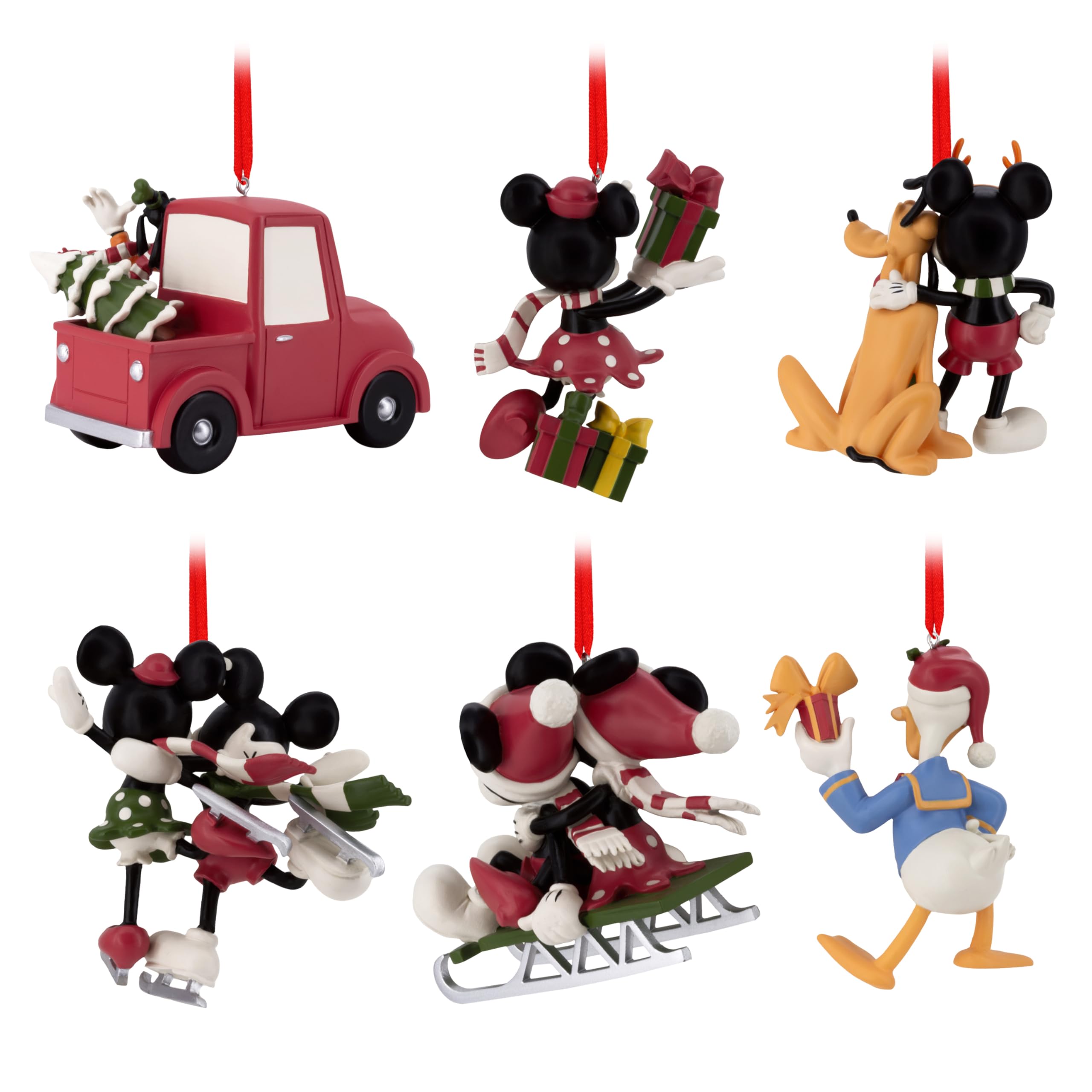 Hallmark Disney Princess Christmas Ornaments, Set of 6