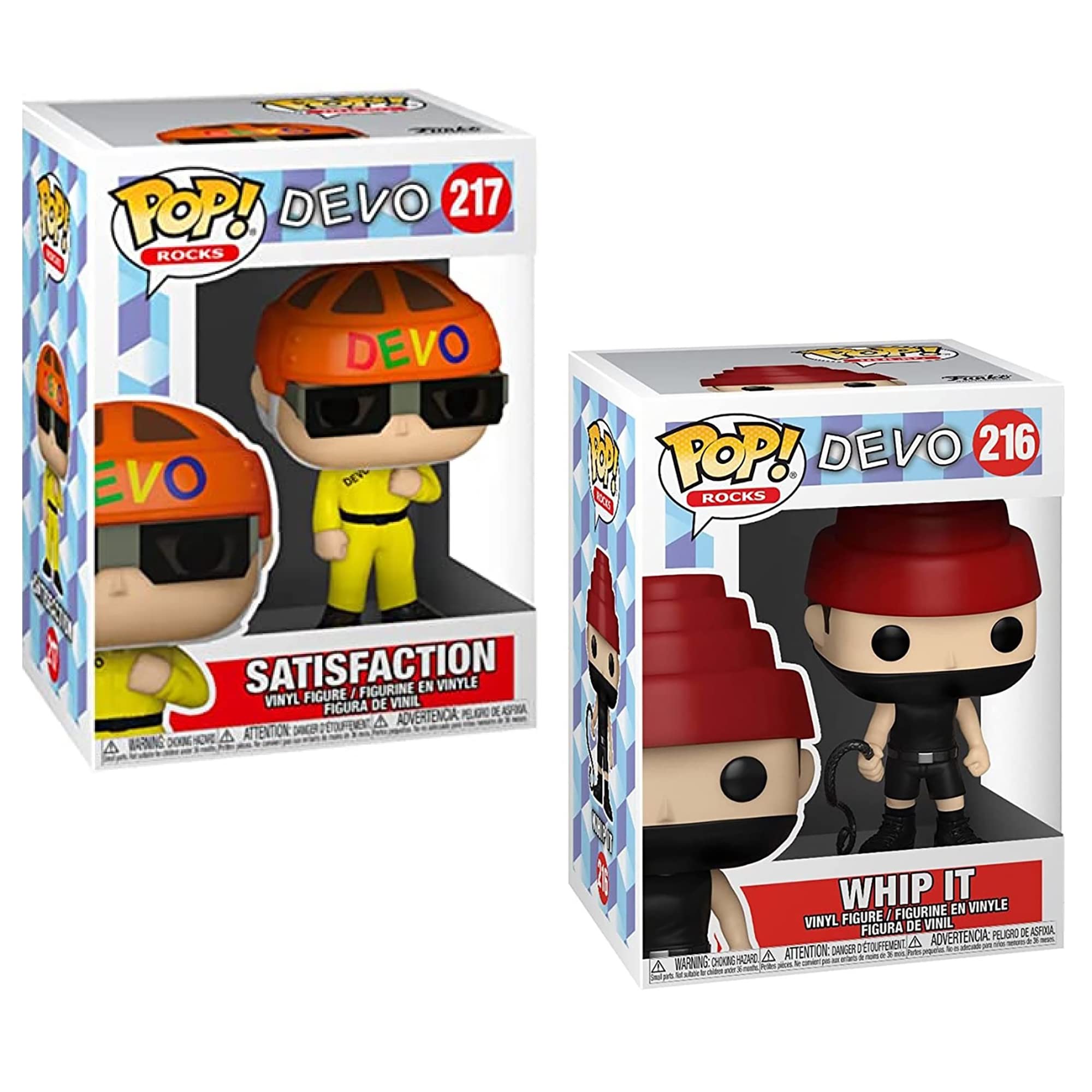 Funko Rocks: POP! Devo Collectors Set - Satisfaction, Whip it