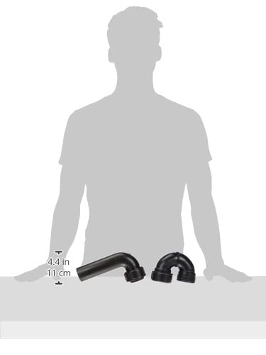 Geberit - Odour trap made of PE, dn 50/50 input from above, horizontal output, 152 039 161