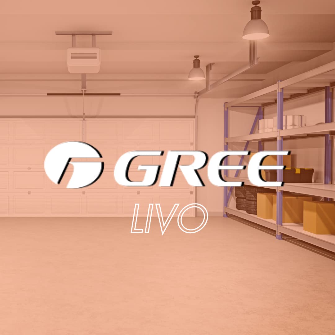 Gree 18,000 BTU 16 SEER LIVO Gen3 Wall Mount Ductless Mini Split Air Conditioner Heat Pump 208/230V - Built-in Wi-Fi