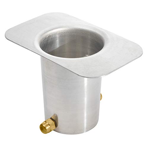 Monarch Rain Chains 20041 Mill Finish Aluminum Gutter Adapter for Rain Chain Installation, Standard