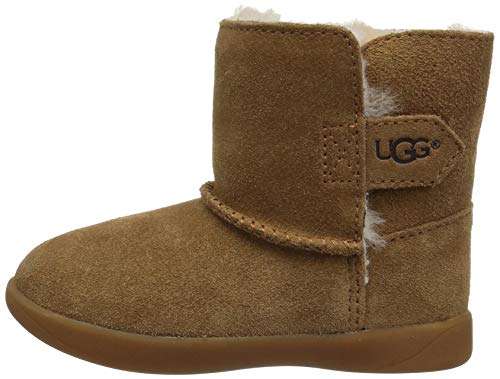 UGG unisex child Keelan Ankle Boot, Chestnut, 7 Toddler US