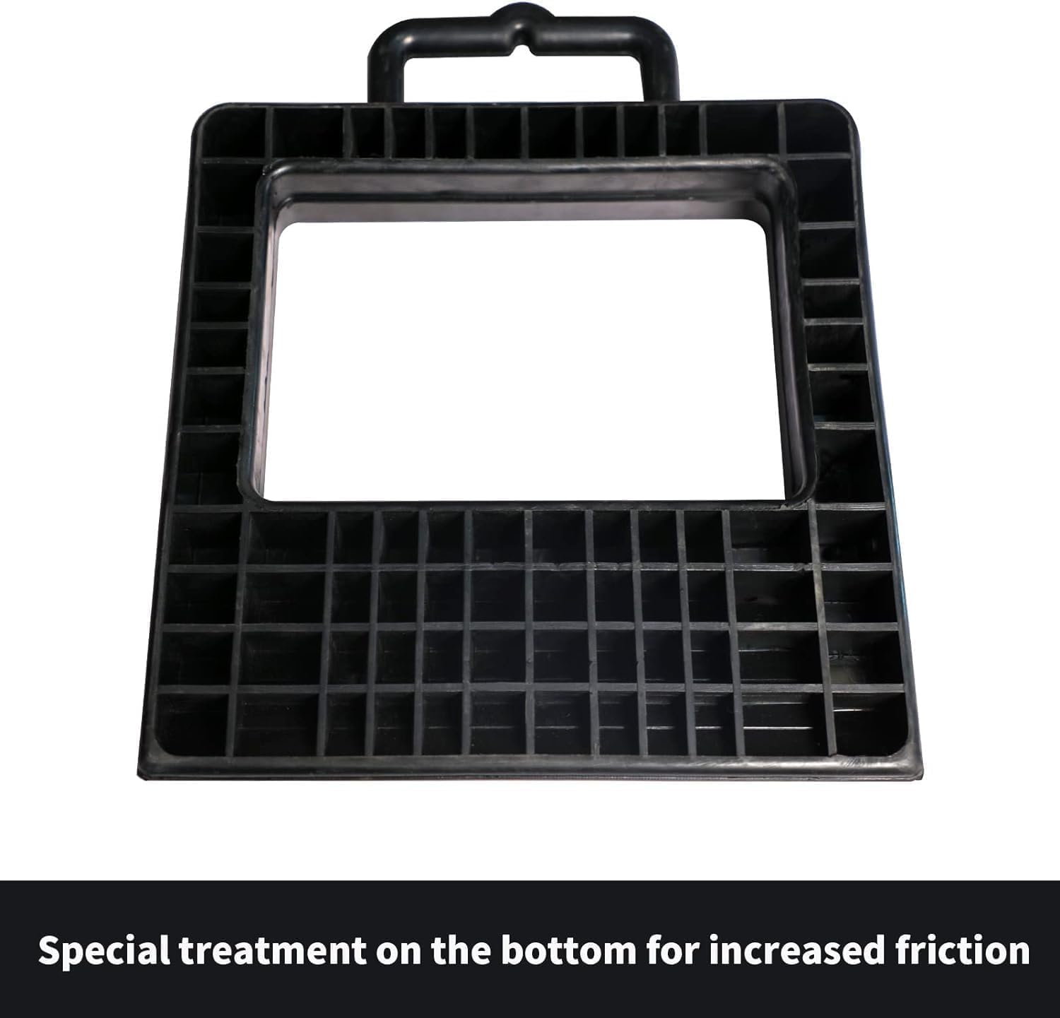 Tory Carrier Wheel Stopper Rubber Pallet Jack Truck Chock Heavy Duty Pallet Jack 14.2" Length x 11.4" Width x 2" Height