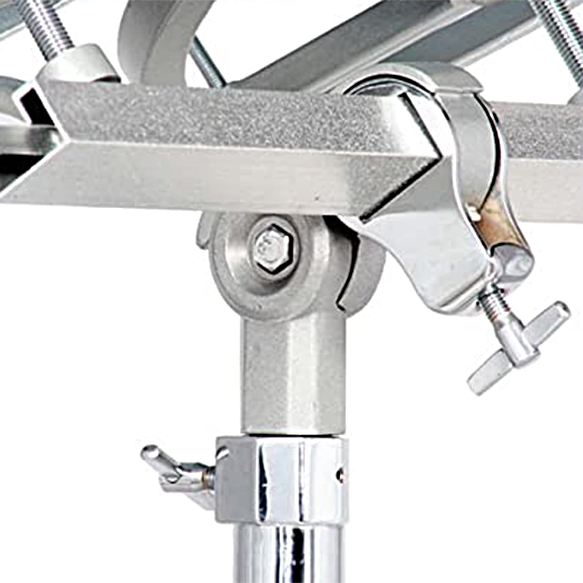 Gammon Percussion Roto Toms 6", 8", 10" Drum Set with Double Braced Stand & Tunable Heads