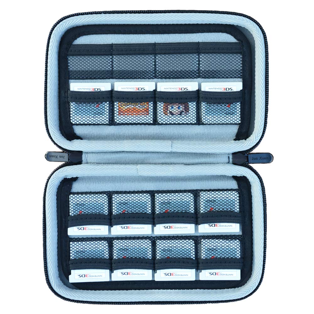 Game Card Holder Storage Case for Nintendo Switch Games, 3DS Game Cards Case - Black/ Grey