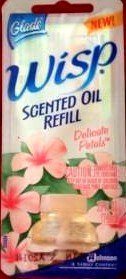 Glade Wisp Flameless Candle Scented Oil Delicate Petals (2 Packages)