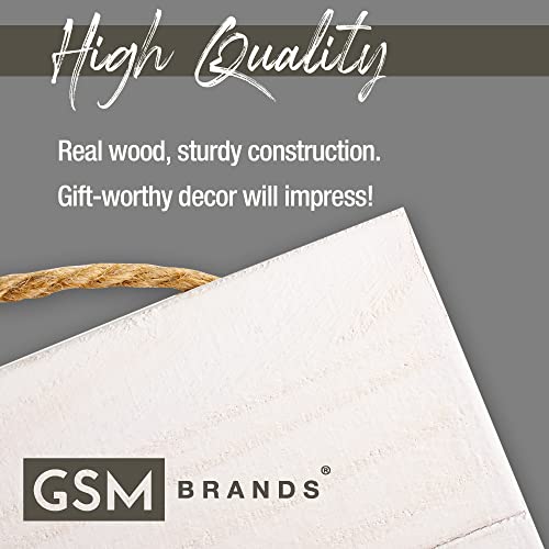 Personalized Sign for Home Decor - Custom Name Wooden Plank Rustic Farmhouse Decor Sign (13.75 x 7)
