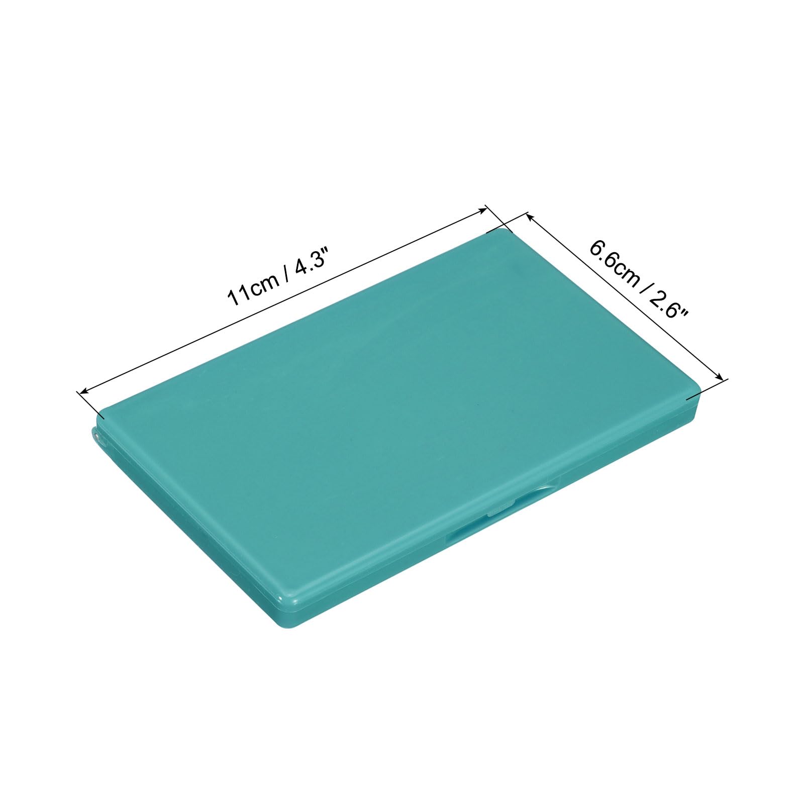 PATIKIL Magnetic Needle Storage Case, Plastic Portable Sewing Pin Keeper Needle Organizer Box Container for Embroidery Knitting Stitching, Dark Green