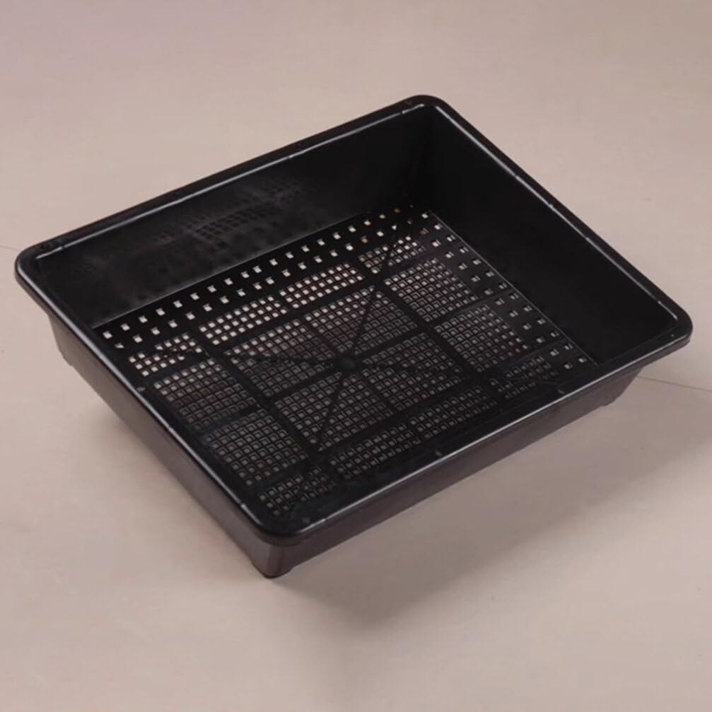GANAZONO 1 Set Starter Tray,Germination Tray with Humidity Dome Lids Greenhouse Grow Trays for Growing Starting