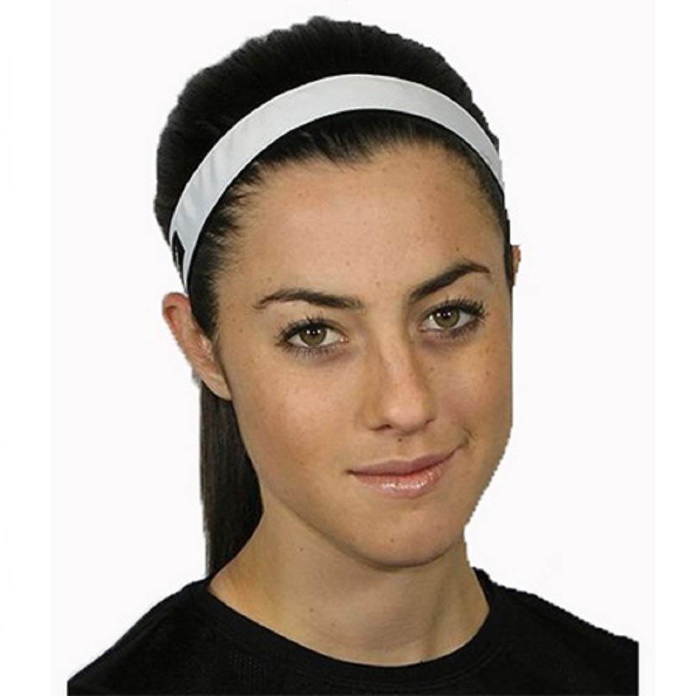 Halo Hairband Headband Sweatband Black 1 inch wide