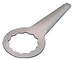 Replacement for CRL RD106 2-5/8‘ Straight Oscillating Cut-Out Blades - Sharpened Area 1-3/8‘