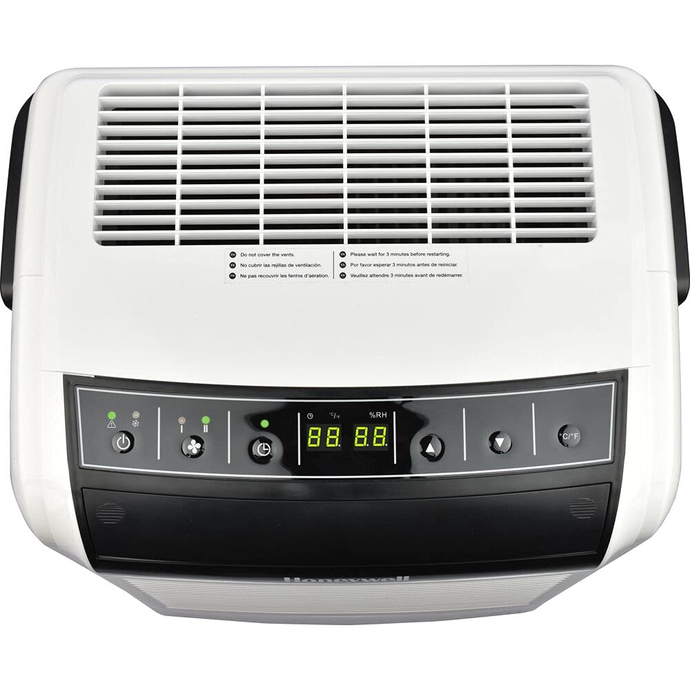 Honeywell 50 Pint Energy Star Dehumidifier with Anti-Spill Design, Fan & 5 Year Warranty