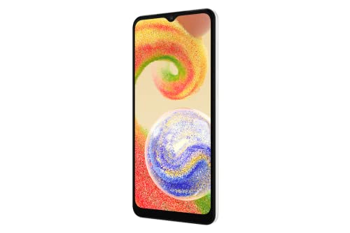 SAMSUNG Galaxy A04 (SM-A045F/DS) Dual SIM,32GB + 3GB, Factory Unlocked GSM, International Version (Fast Car Charger Bundle) - No Warranty - (White)