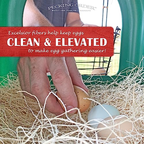 Pecking Order Nest Box Pads (10 Pack) - Made from Excelsior Wood Fibers